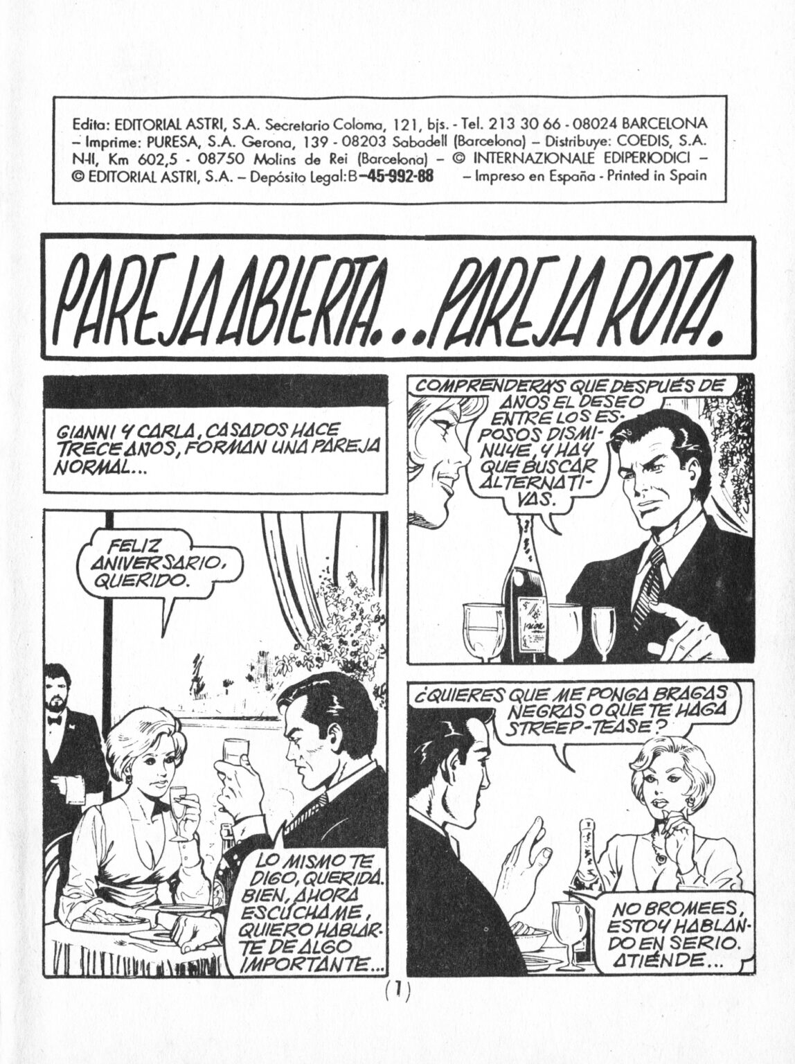 Secretos de Mujer 11: Pareja abierta… Pareja rota, Comix - ImagenObscura